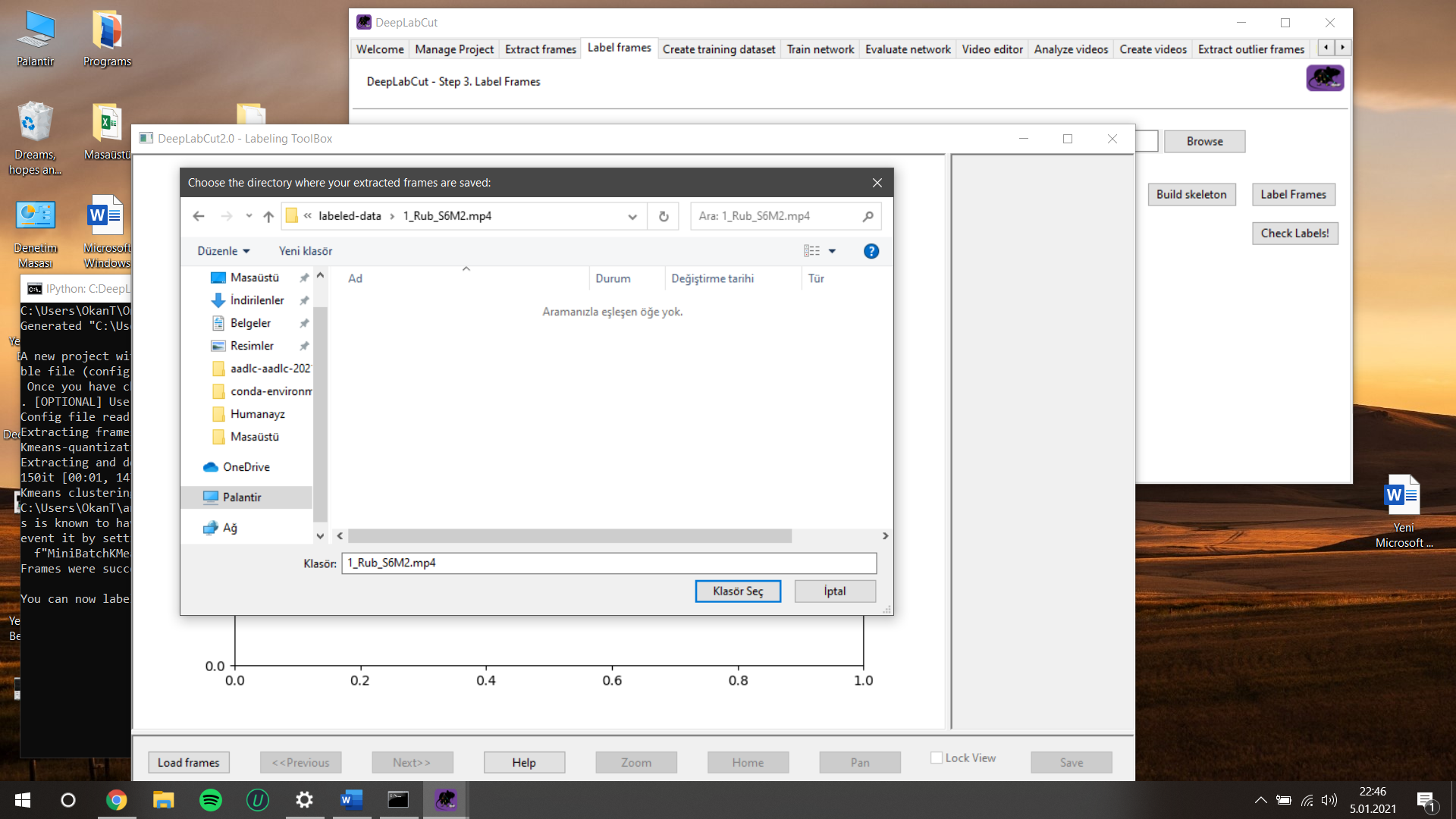 Cannot See Images In Labeled Data Folder After Frame Extraction While Inside Labeling Gui