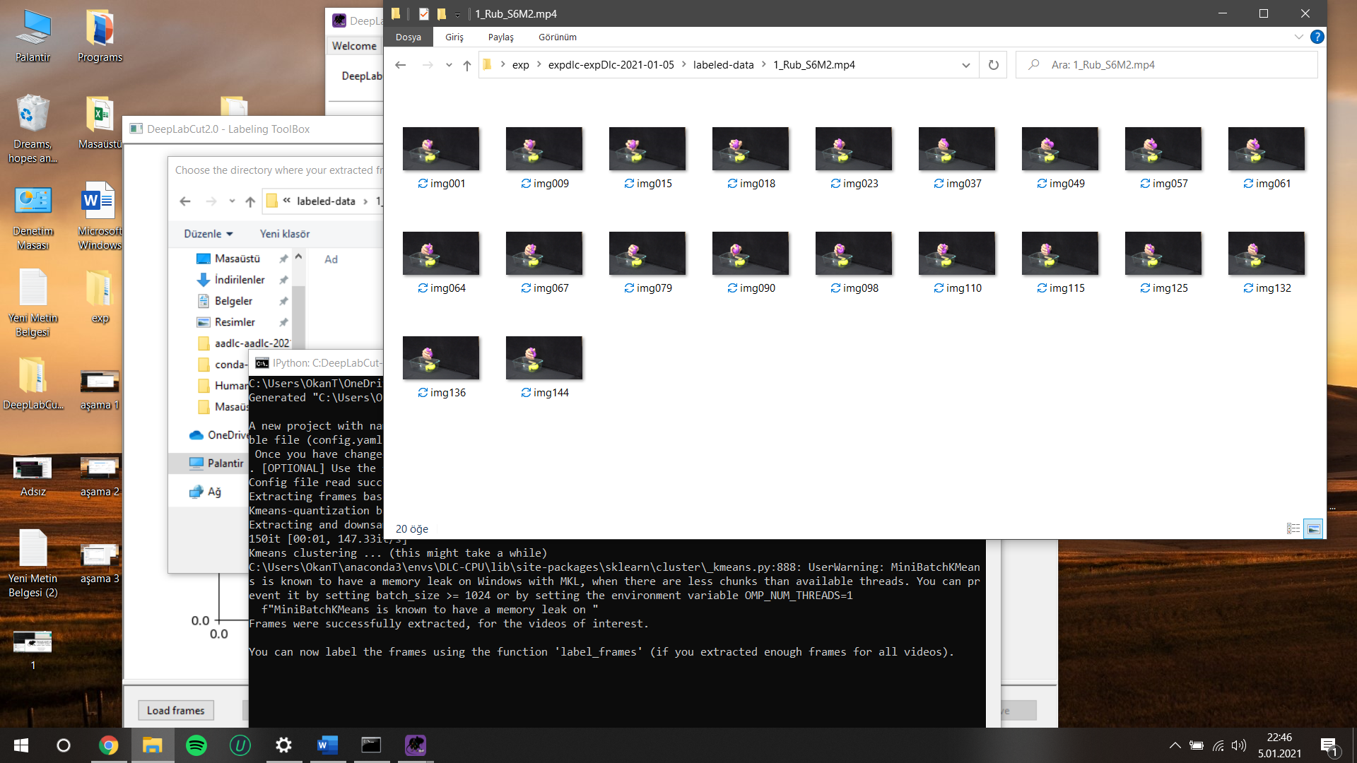 Cannot see images in labeled-data folder after frame extraction (while inside labeling GUI ...