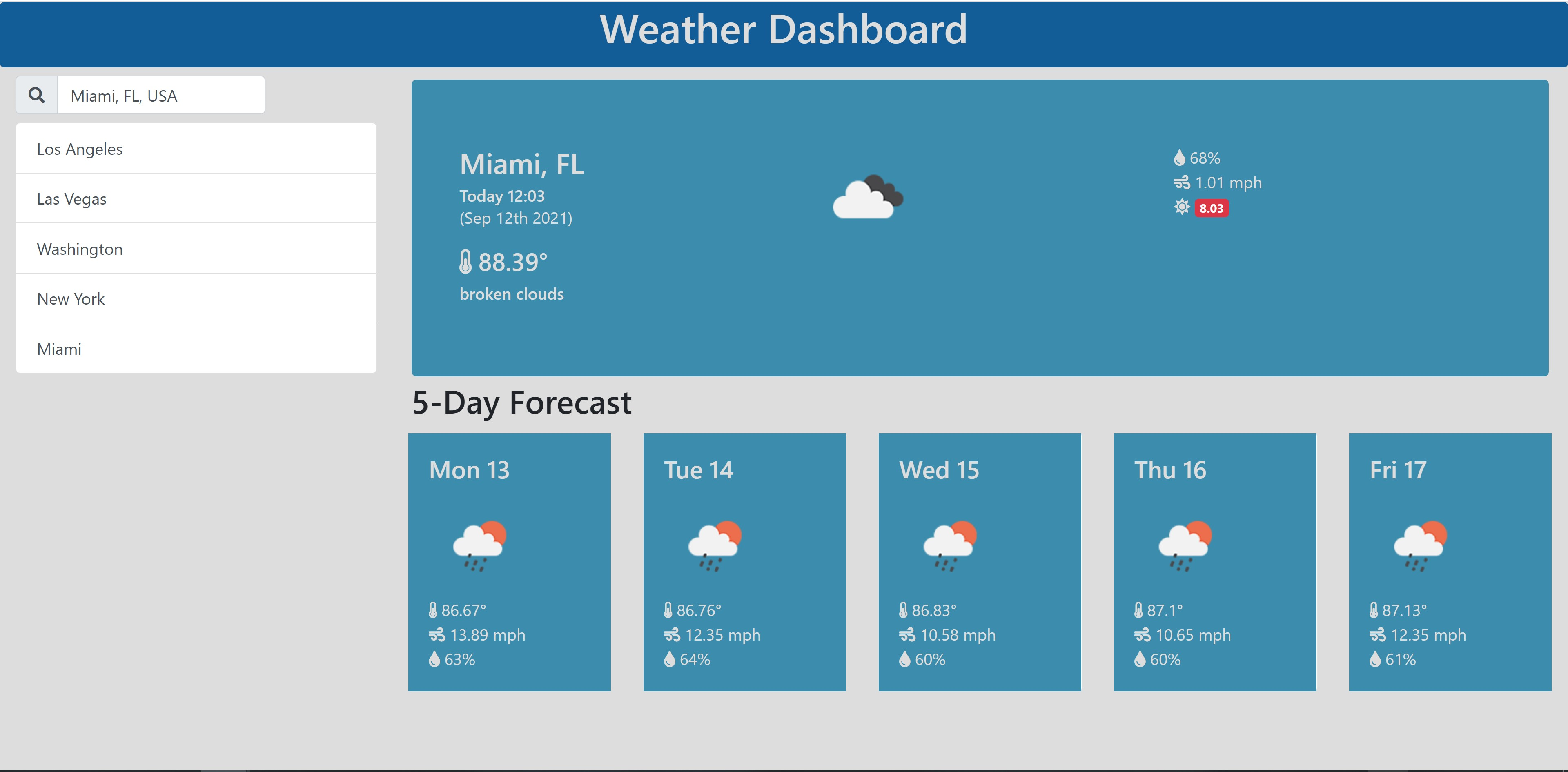 GitHub - sivanagar/WeatherDashboard