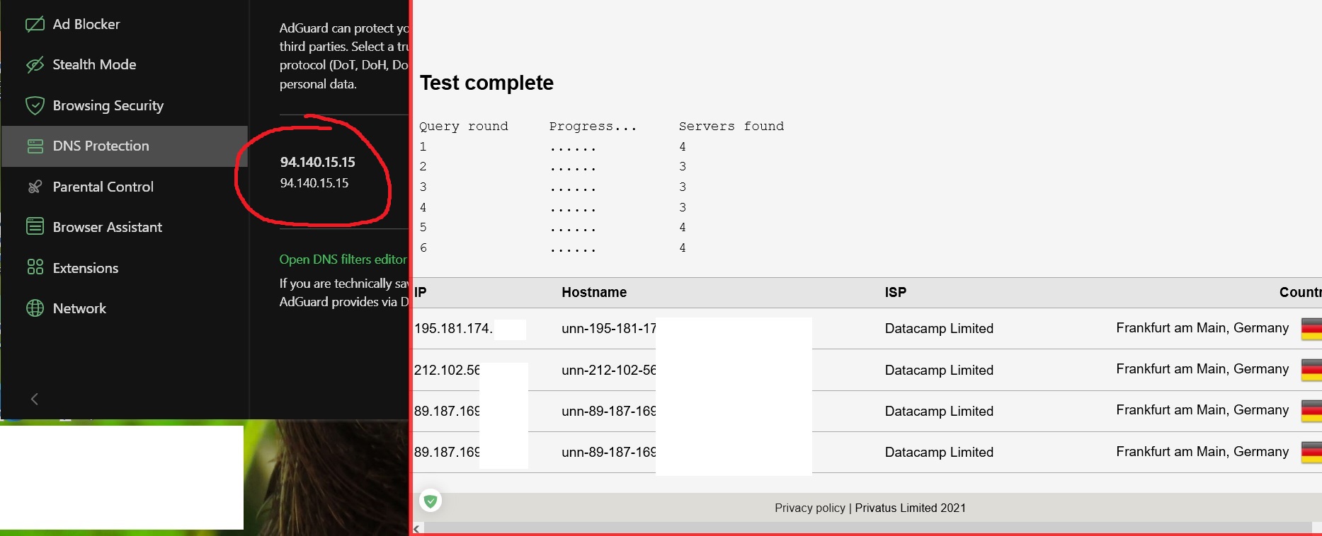 Canadian DNS server is chosen for Germany. · Issue #3953 · AdguardTeam/AdguardForWindows · GitHub