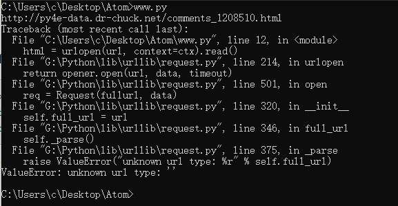 Scraping Numbers from HTML using BeautifulSoup. The program will use urllib to read the HTML ...
