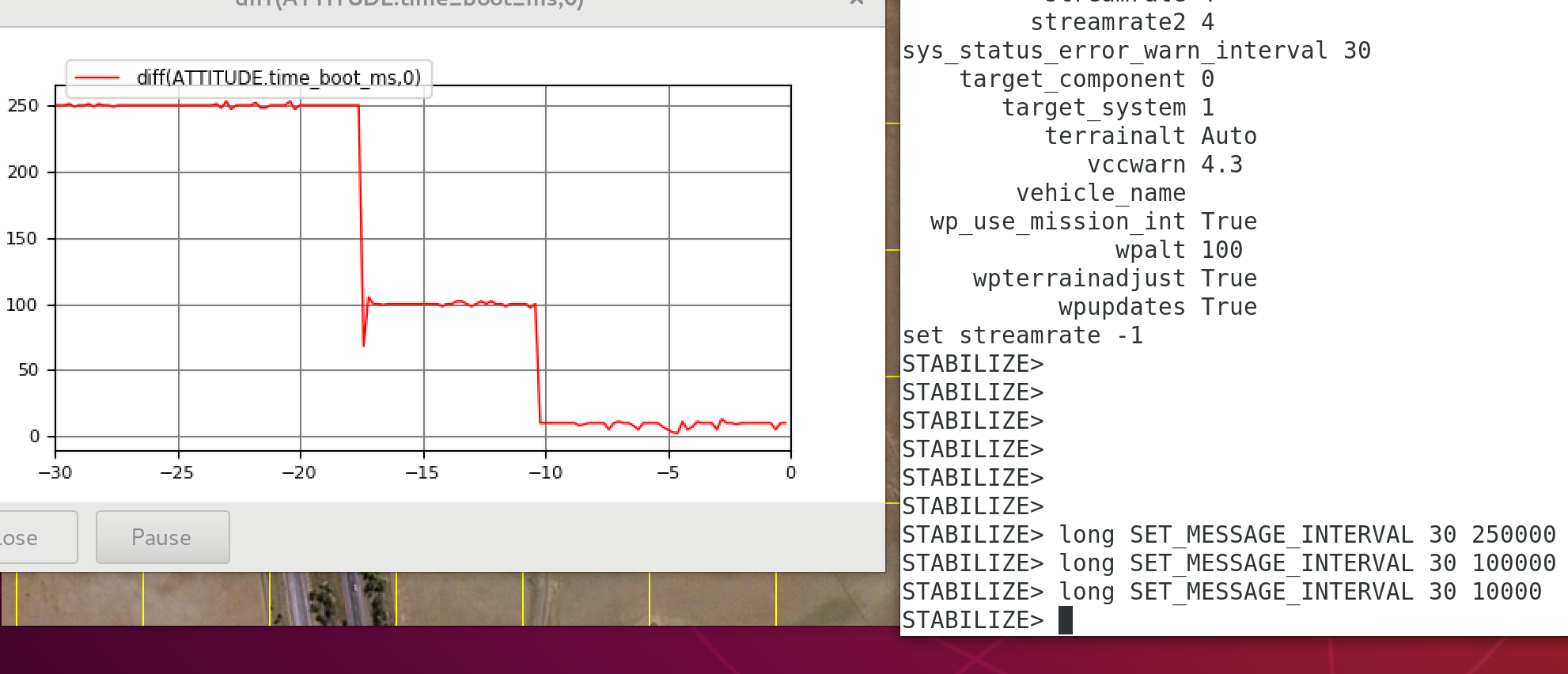 MAV_CMD_SET_MESSAGE_INTERVAL (511 ) don't work with interval of 40 ms or less · Issue #13324 ...