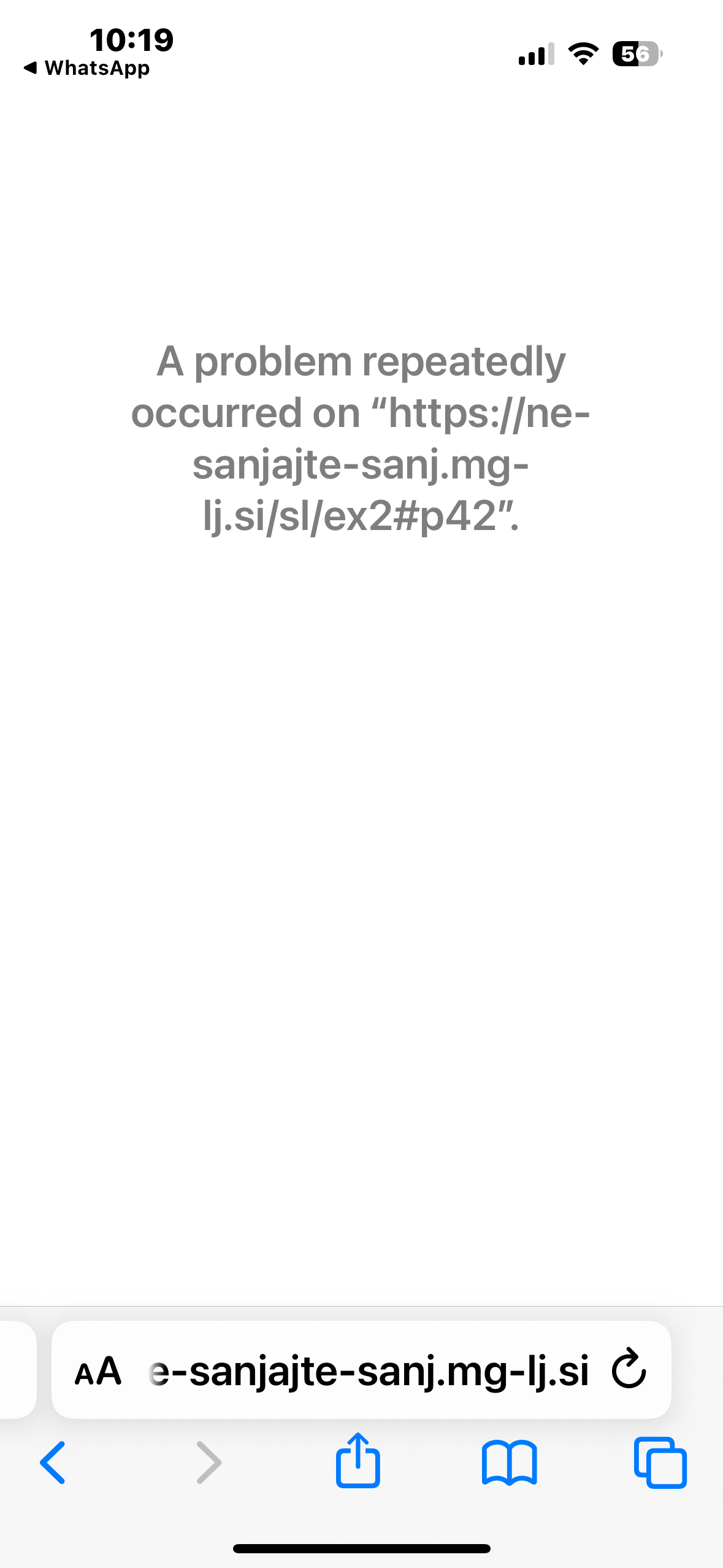 Scrolling Trough Slides Causes Page Refresh And Complete Crash On Newer Iphones Both Safari And