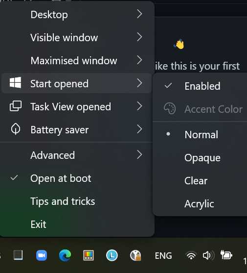 Start opened trigger doesn't work on Win11 · Issue #553 · TranslucentTB/TranslucentTB · GitHub