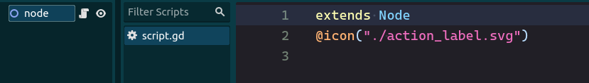 `@icon` doesnt show the icon on the node when not on a class · Issue #69141 · godotengine/godot ...
