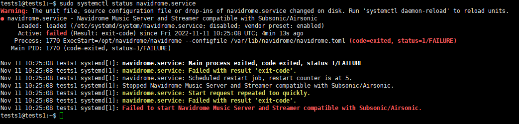 Problems when I install. · Issue #1985 · navidrome/navidrome · GitHub