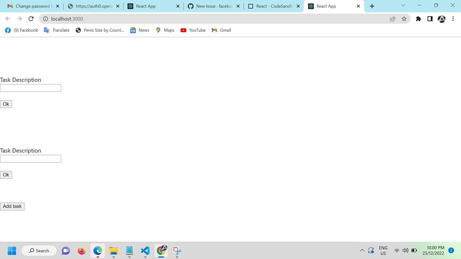 Bug: Problem when trying to render a list as a child of a context ... Bug: Problem when trying to render a list as a child of a context ...