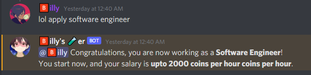 GitHub - tomlin7/economy: dank memer like fully featured discord bot