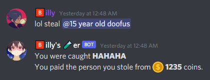 GitHub - tomlin7/economy: dank memer like fully featured discord bot