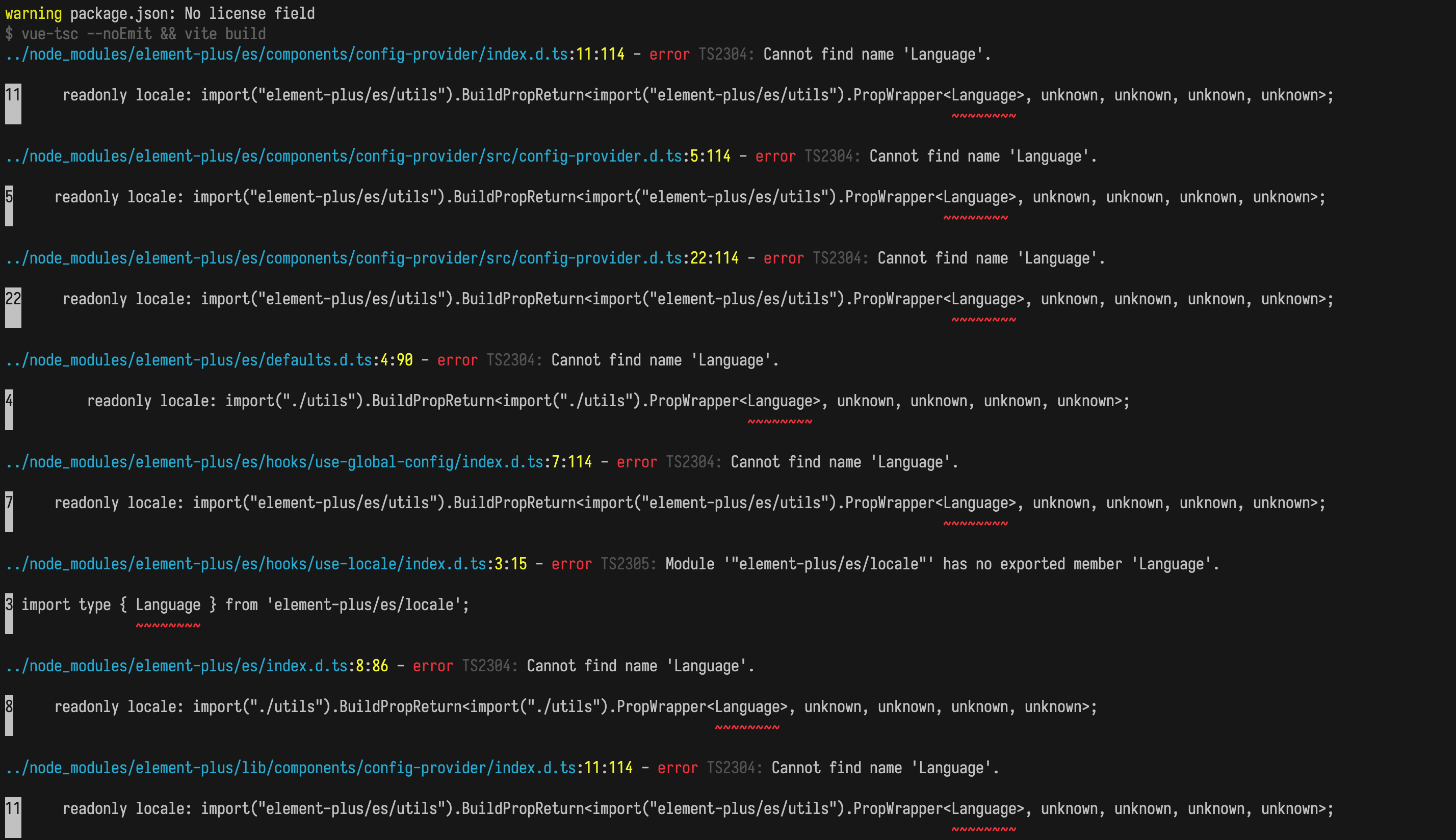 2.0.2 Cannot find name 'Language'. · Issue #6060 · element-plus/element-plus · GitHub