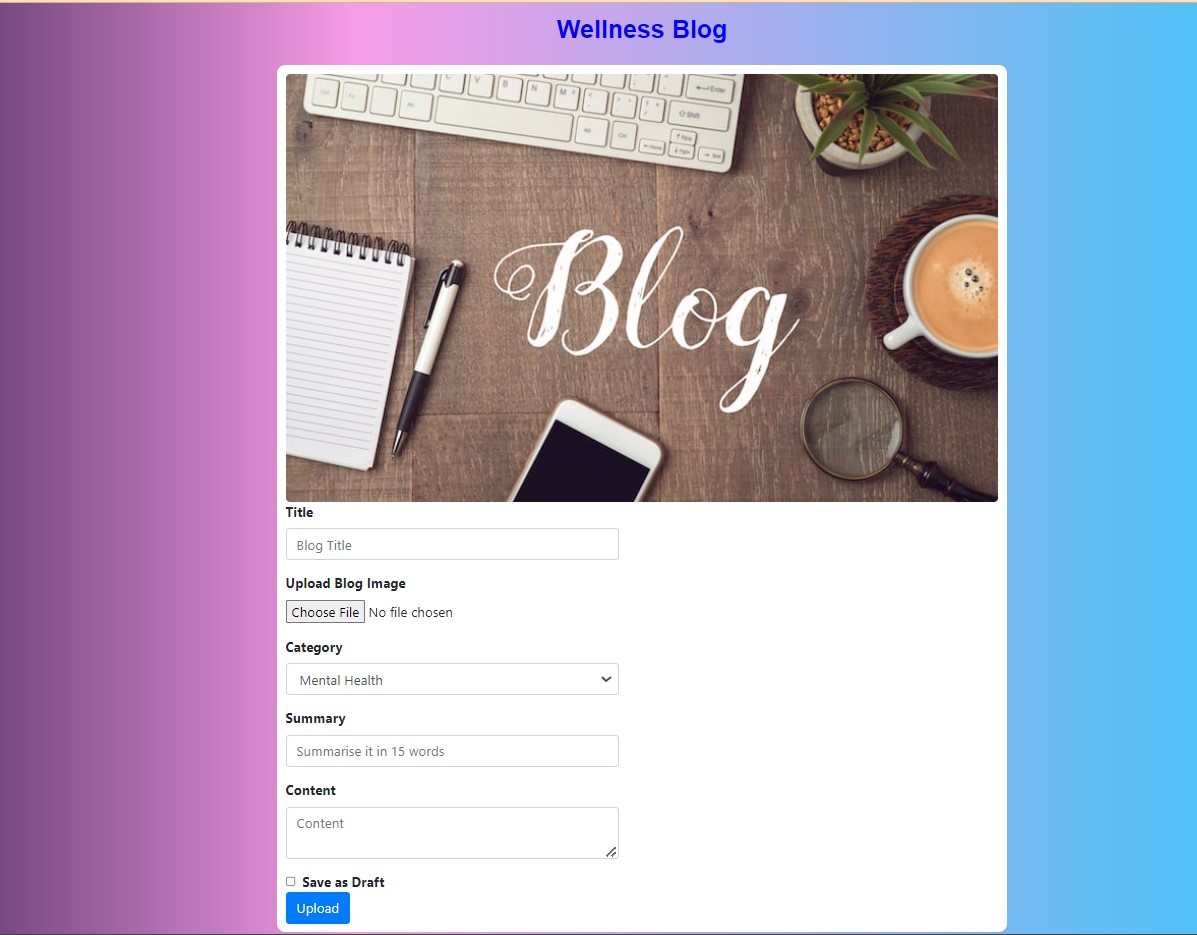GitHub - ShrishtiRaizada/Wellness-Time: Wellness Time is there to help you at times when you are ...