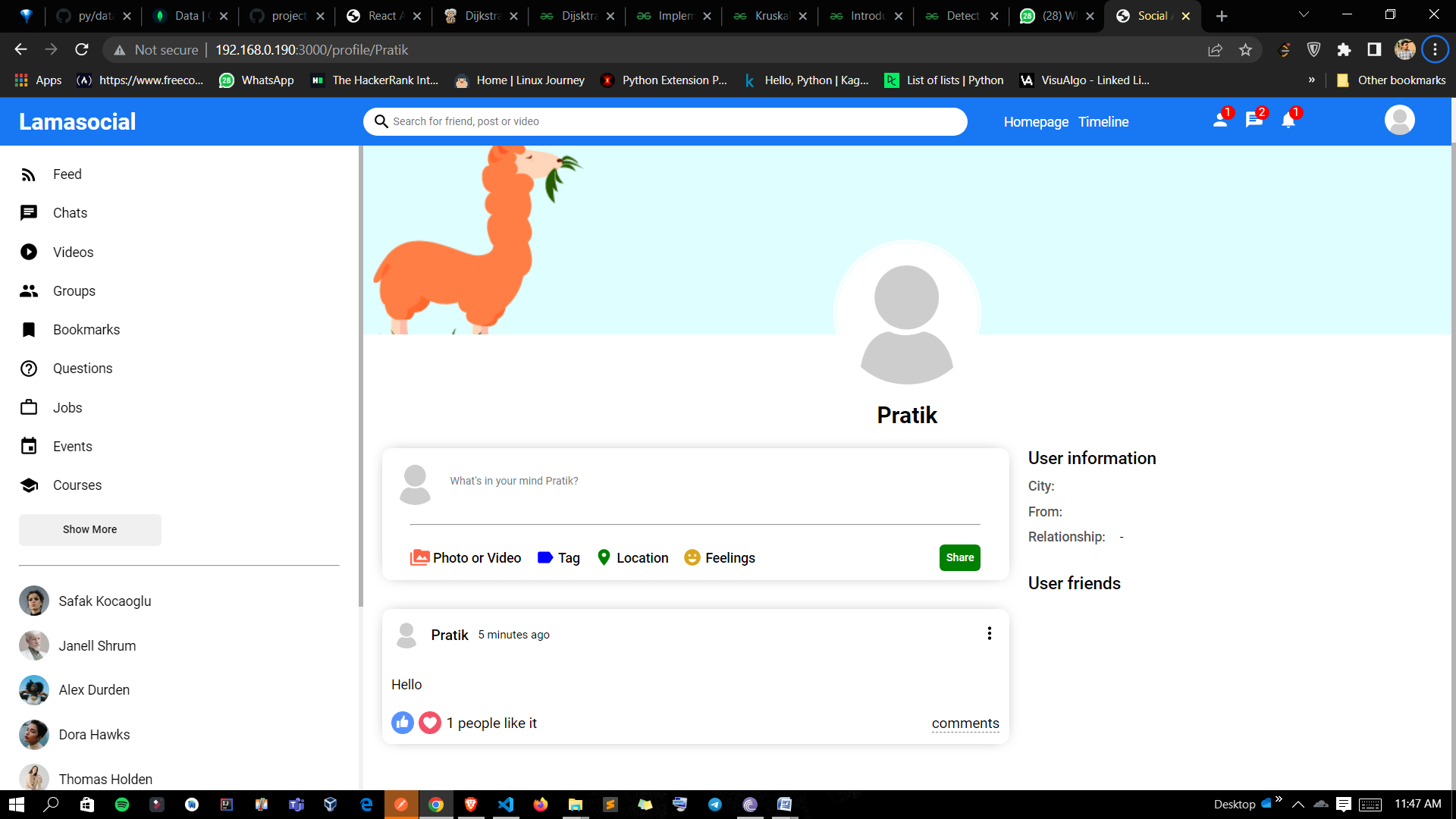GitHub - pratikkumar399/collegegram