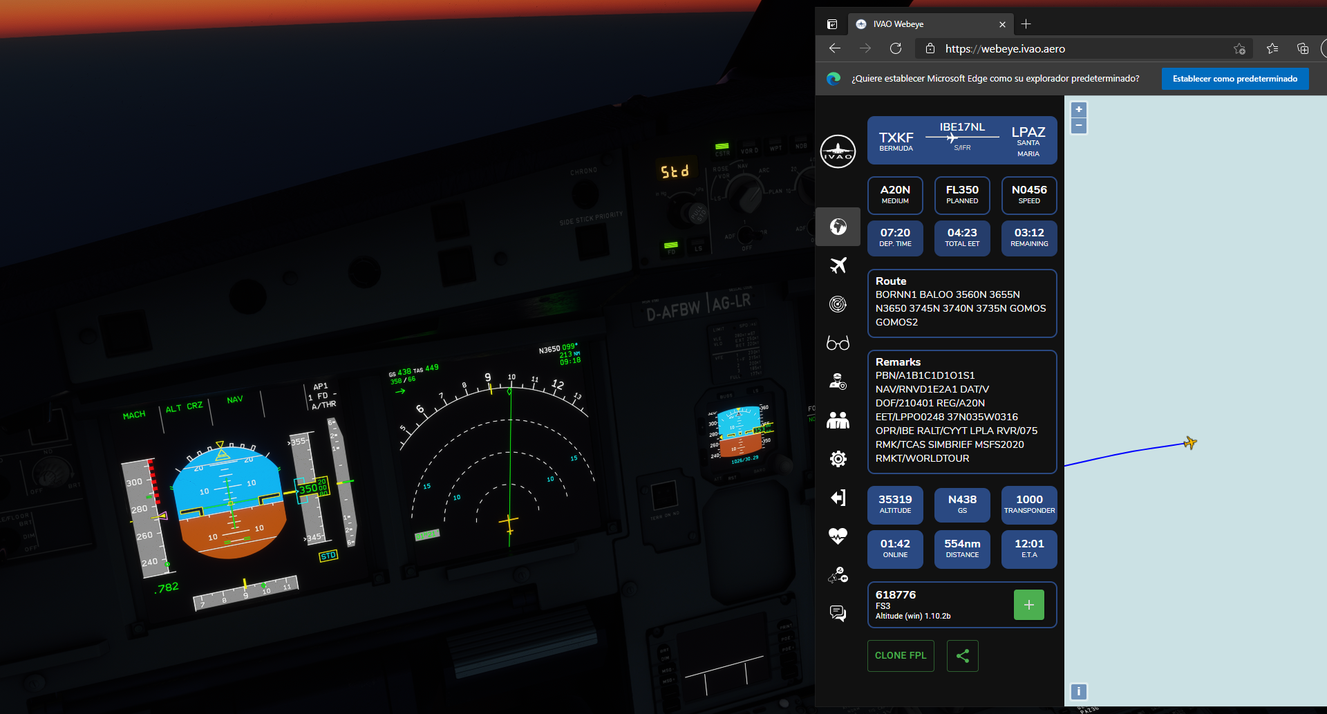 Experimental: Altitude during cruise not match with reality · Issue ...