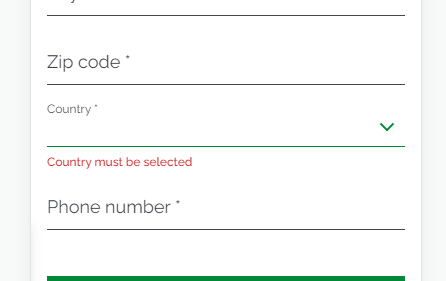 [Bug] Address country dropdown doesn't work · Issue #1902 · vuestorefront/shopware-pwa · GitHub
