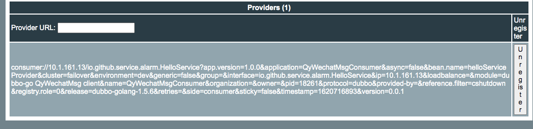 config.SetConsumerService 改变dubbo注册信息 · Issue #1198 · apache/dubbo-go · GitHub