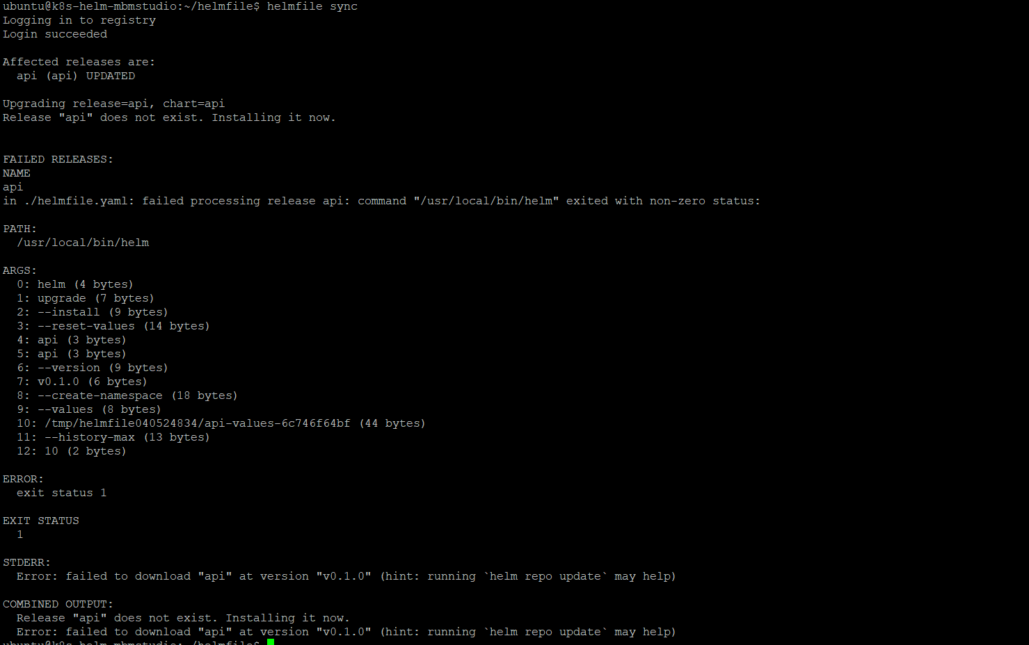 Not Able To Download Helm Chart Using Helmfile · Issue 1907 · Roboll Helmfile · Github