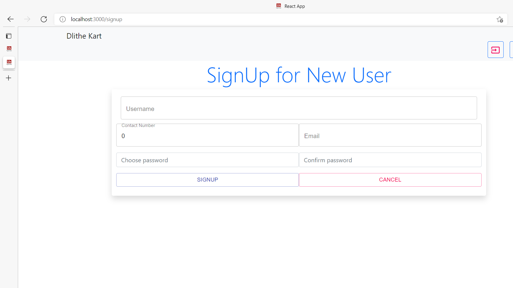 GitHub - Sandhyahn/Dlithe-Internship-Project: Front End-Development using Reactjs
