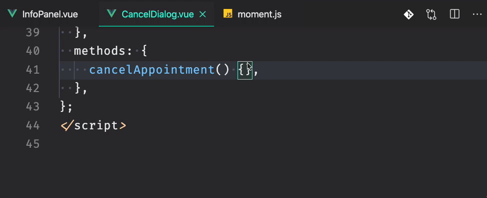 VSCode + VUE | Using this.$variable.something suggestion makes kite to delete $variable · Issue ...