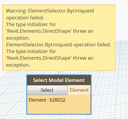 DirectShapes created with Dynamo fails to be selected · Issue #1766 · DynamoDS/DynamoRevit · GitHub