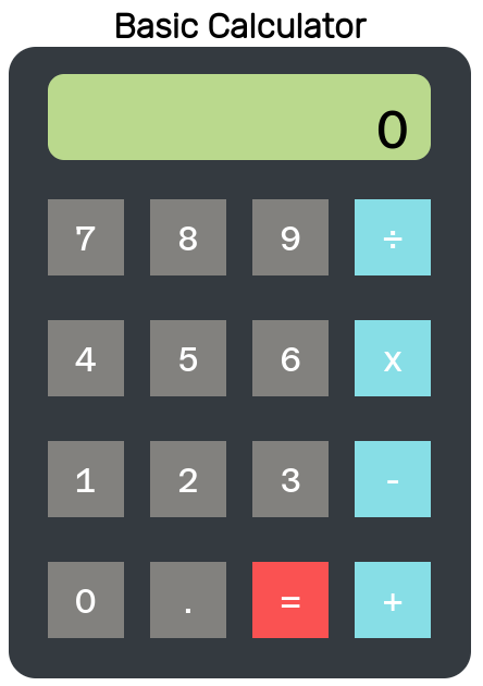 GitHub - wizardofcmd/odin-calculator: Basic calculator built using HTML, CSS and JavaScript.