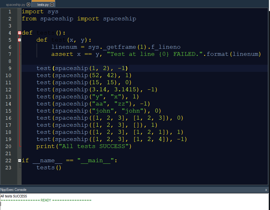 Github Aerasmospaceship Py Based On Php Spaceship Operator It Returns 0 If Both Operands