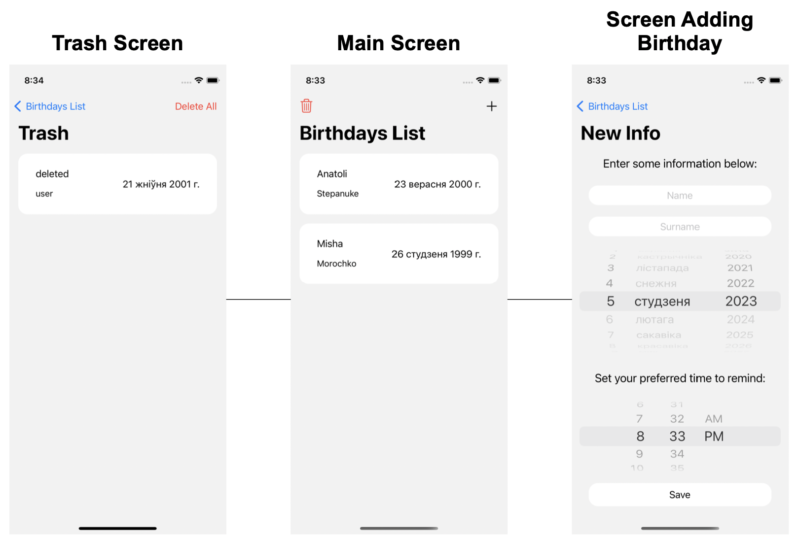 GitHub - AnatoliStepanuke/BirthdayReminder: App send a notifications, so you don't miss the ...