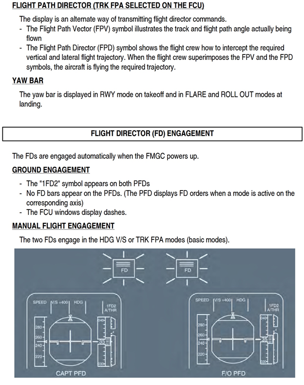 The following Flight Director Improvements need to be made [REQUEST ...