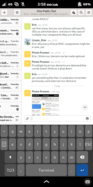 Unable to choose encryption with dino master on mobile · Issue #1299 · dino/dino · GitHub