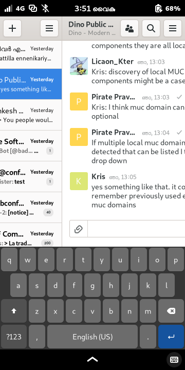 Unable to choose encryption with dino master on mobile · Issue #1299 · dino/dino · GitHub