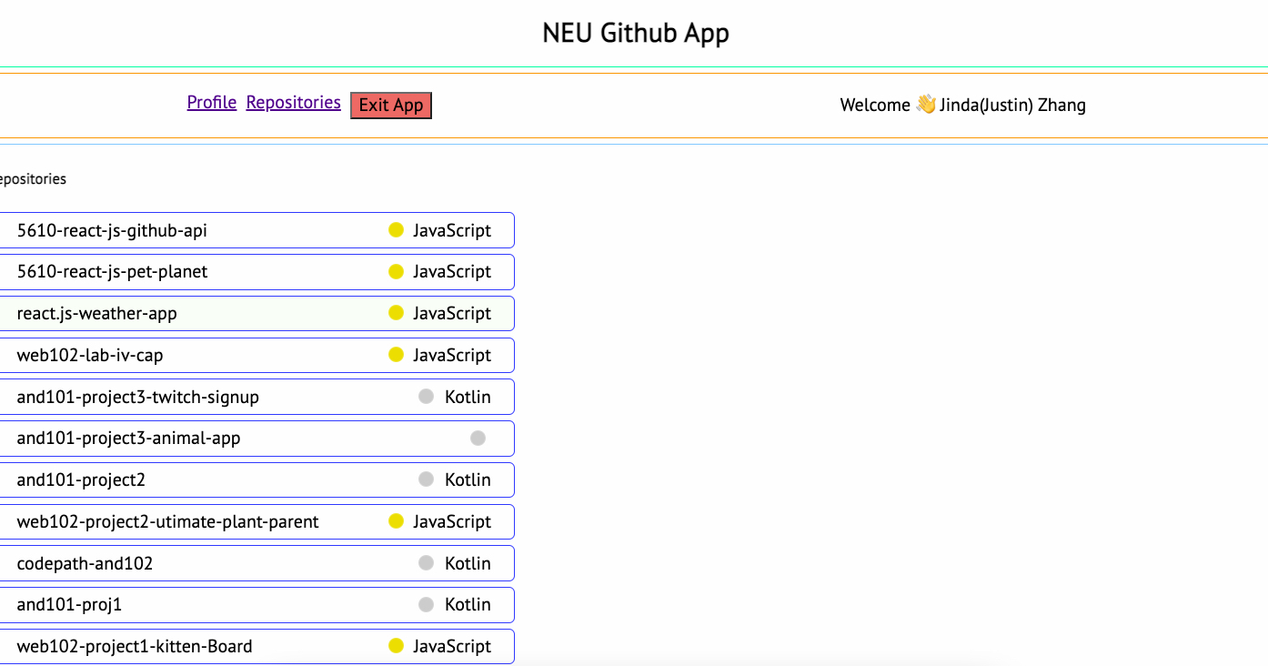 GitHub - jindaxzillusion/5610-react-js-github-api GitHub - jindaxzillusion/5610-react-js-github-api