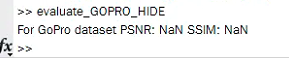 evaluate the PSNR and SSIM of the data set GoPRO · Issue #68 · swz30/MPRNet · GitHub