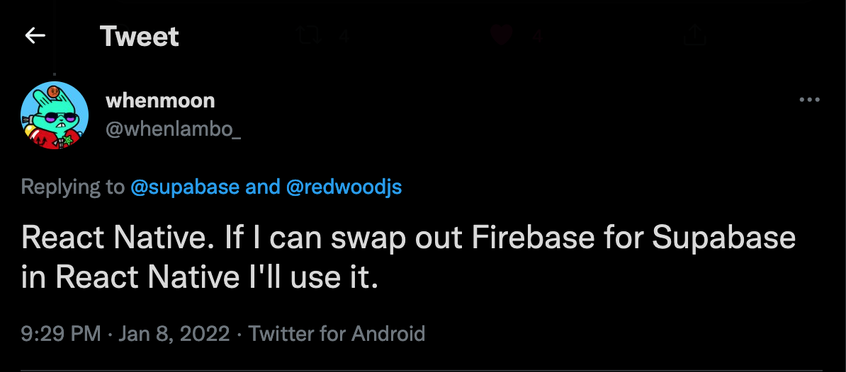 Docs: React Native quick start · Issue #4882 · supabase/supabase · GitHub