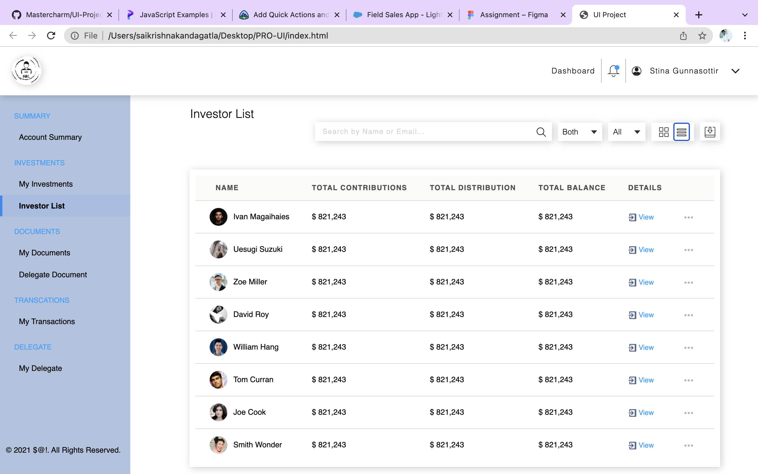 GitHub - Mastercharm/UI-Assignment