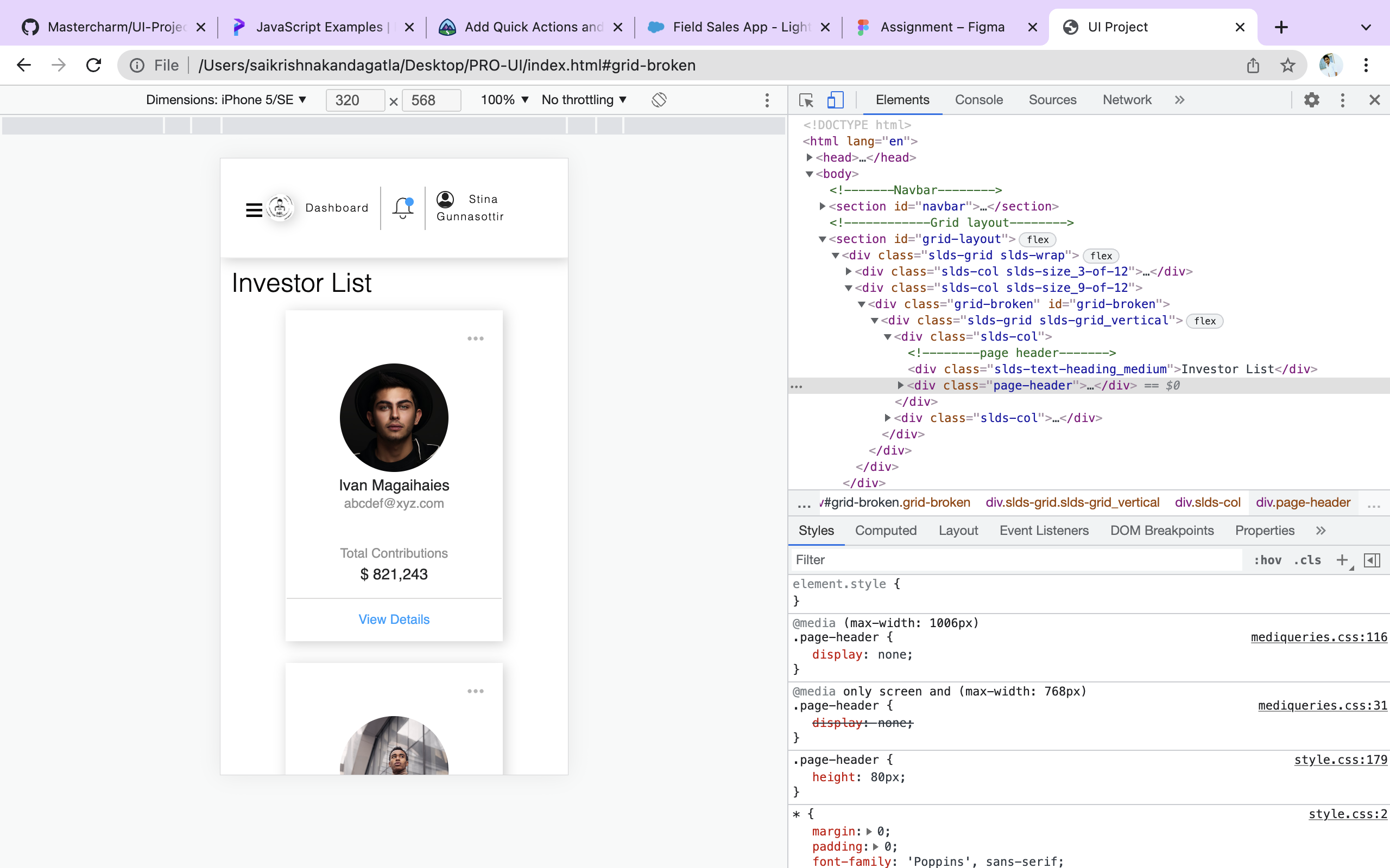 GitHub - Mastercharm/UI-Assignment