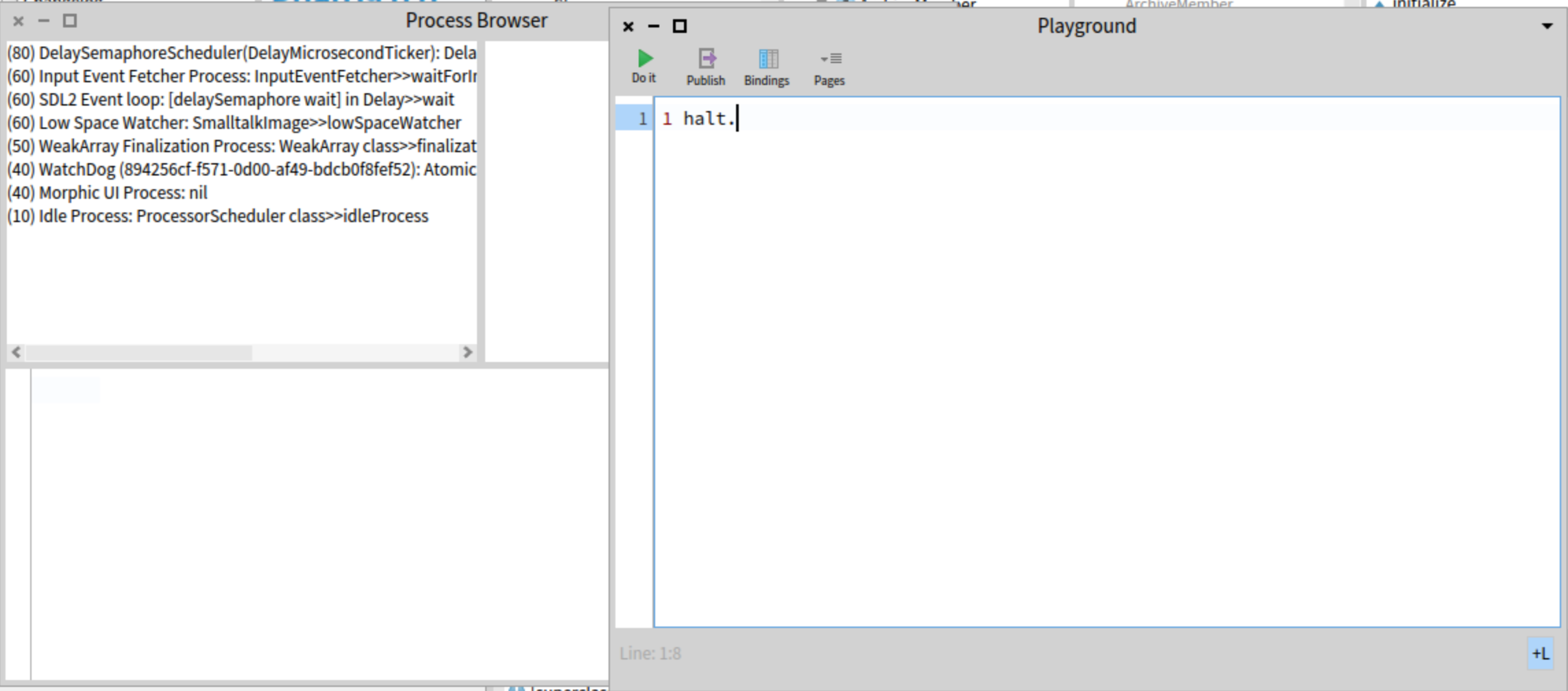 Proceeding in a debugger leaves zombie morphic render process · Issue #136 · pharo-spec/NewTools ...