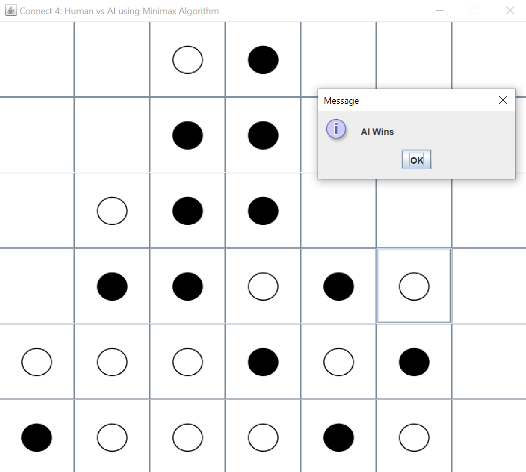 GitHub - HarshalBhalerao/Connect4-AI: Connect4 game where you get to play against an intelligent ...