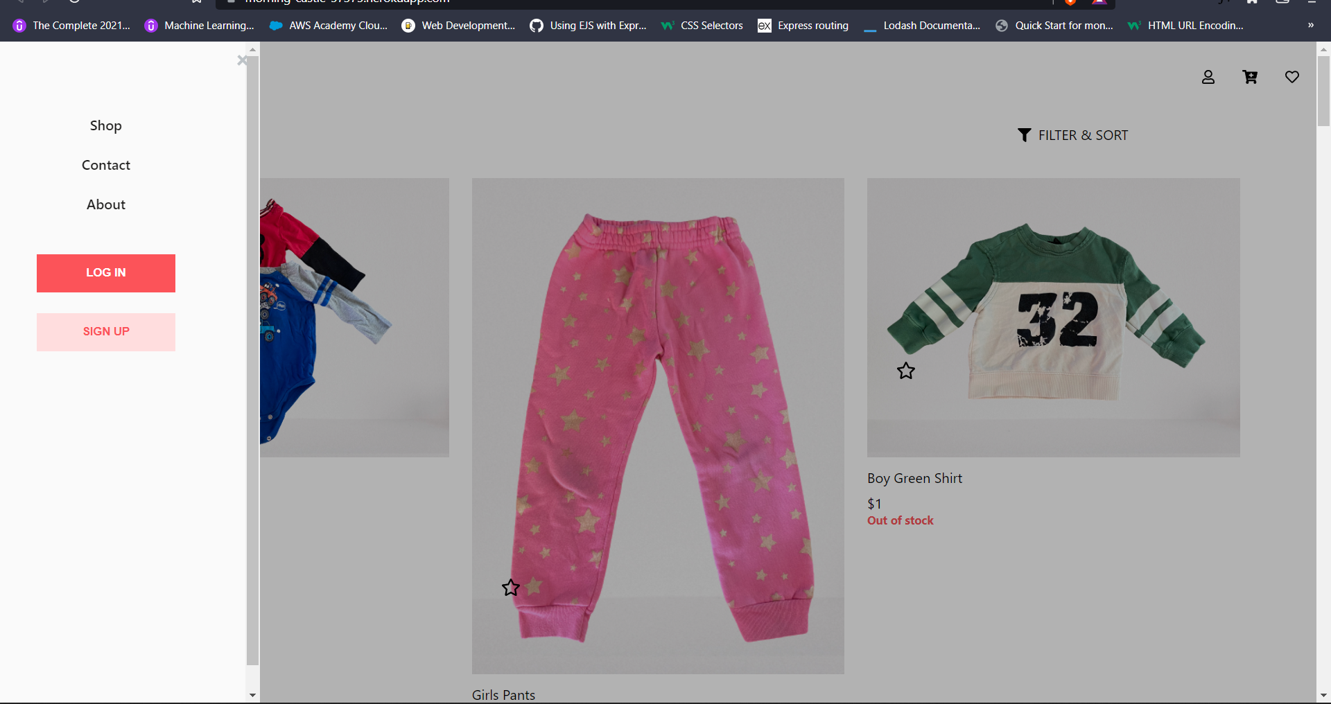 GitHub - SatyamBhat/E-commerce-website