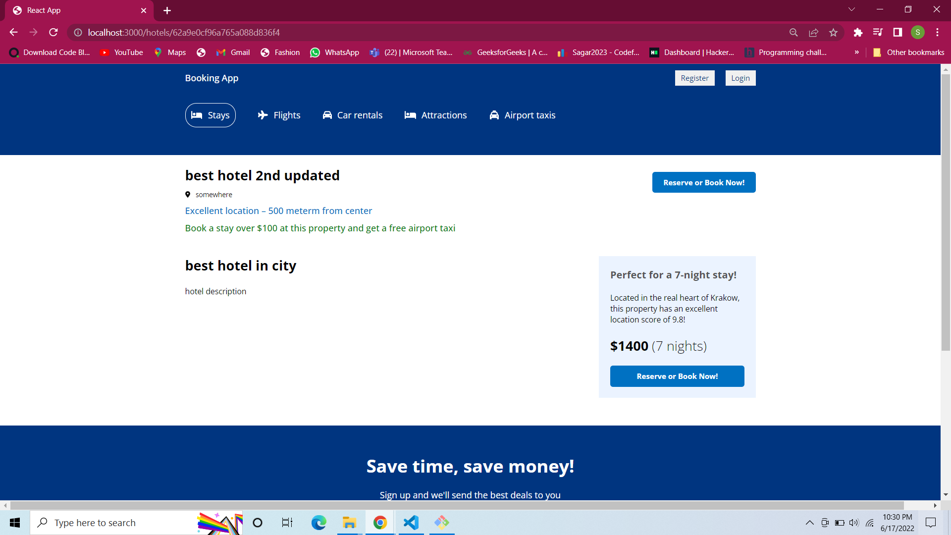 GitHub - Vishakhamishra/RoamRideReside: MERN stack hotel reservation app project. React Node.js ...