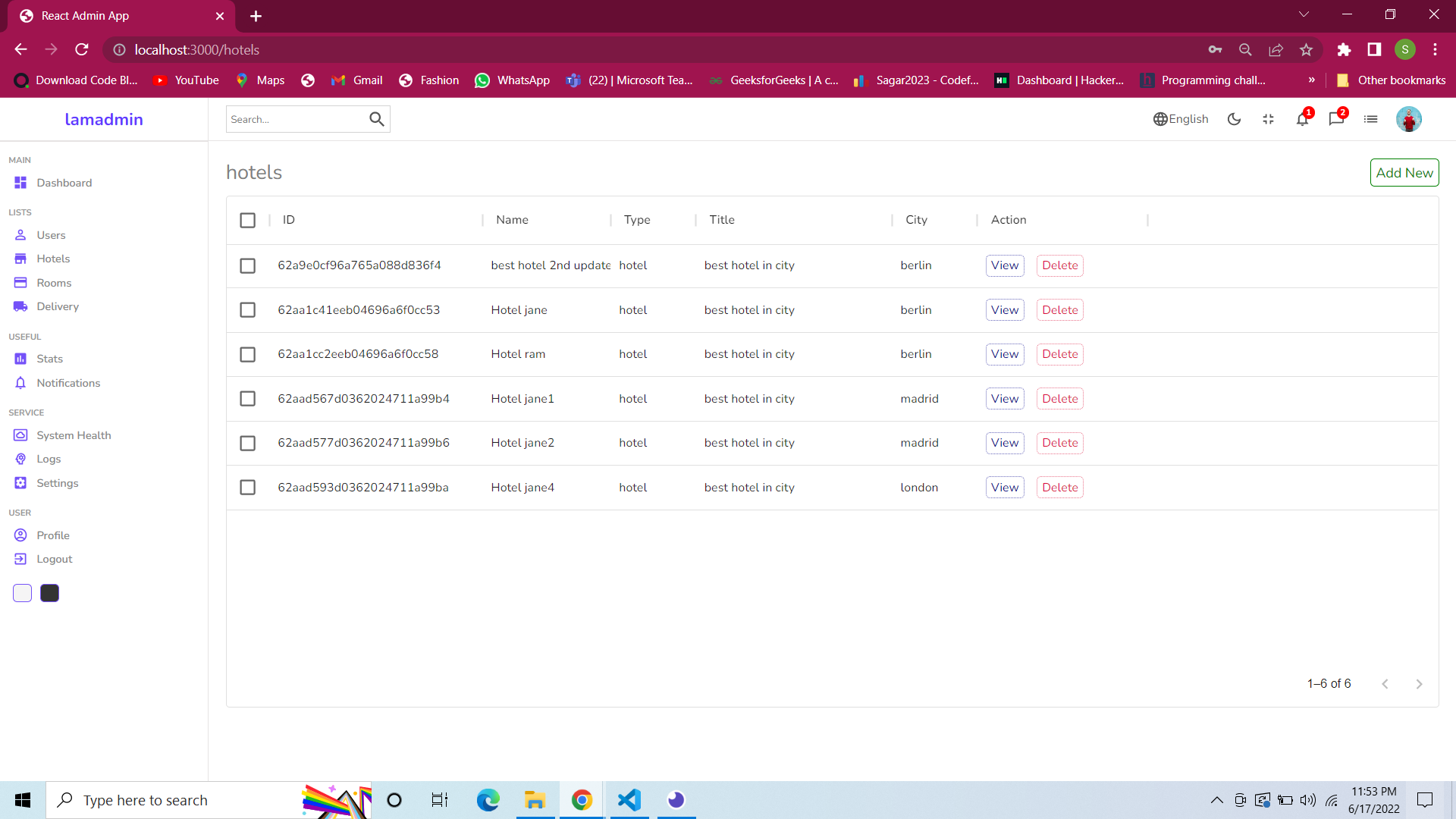 GitHub - sagar2023/booking-app: MERN stack hotel reservation app project. React Node.js MongoDB ...