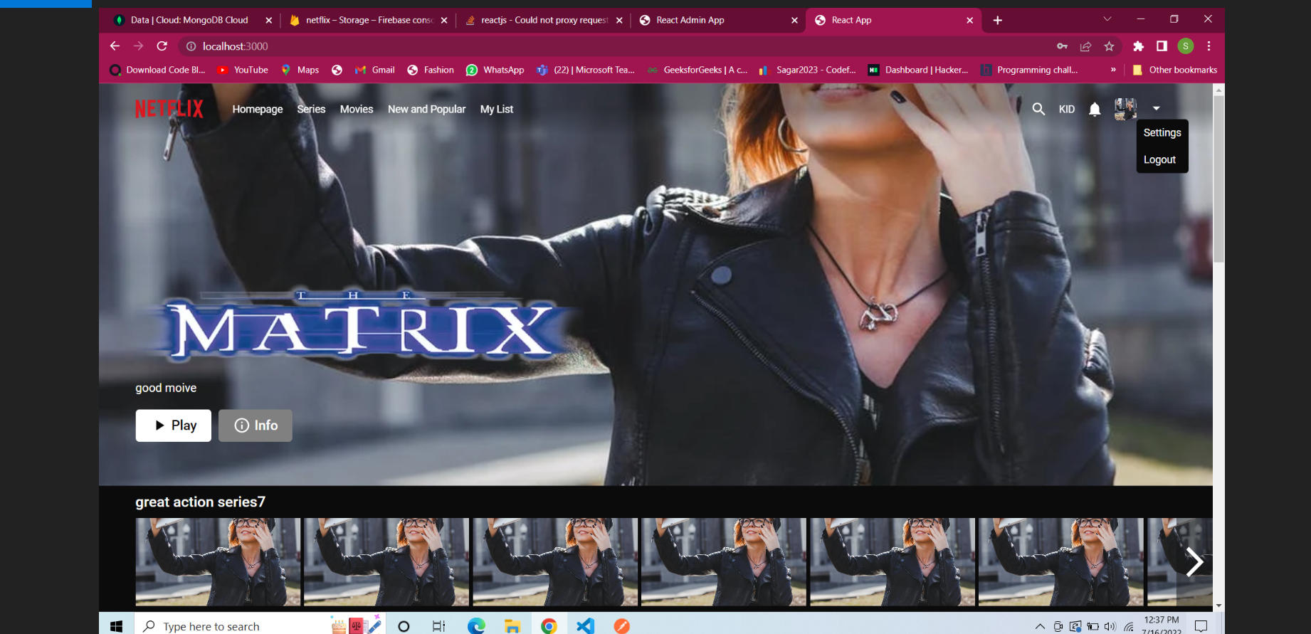 GitHub - sagar2023/netflix-clone: Mern stack Netflix app clone. React ...