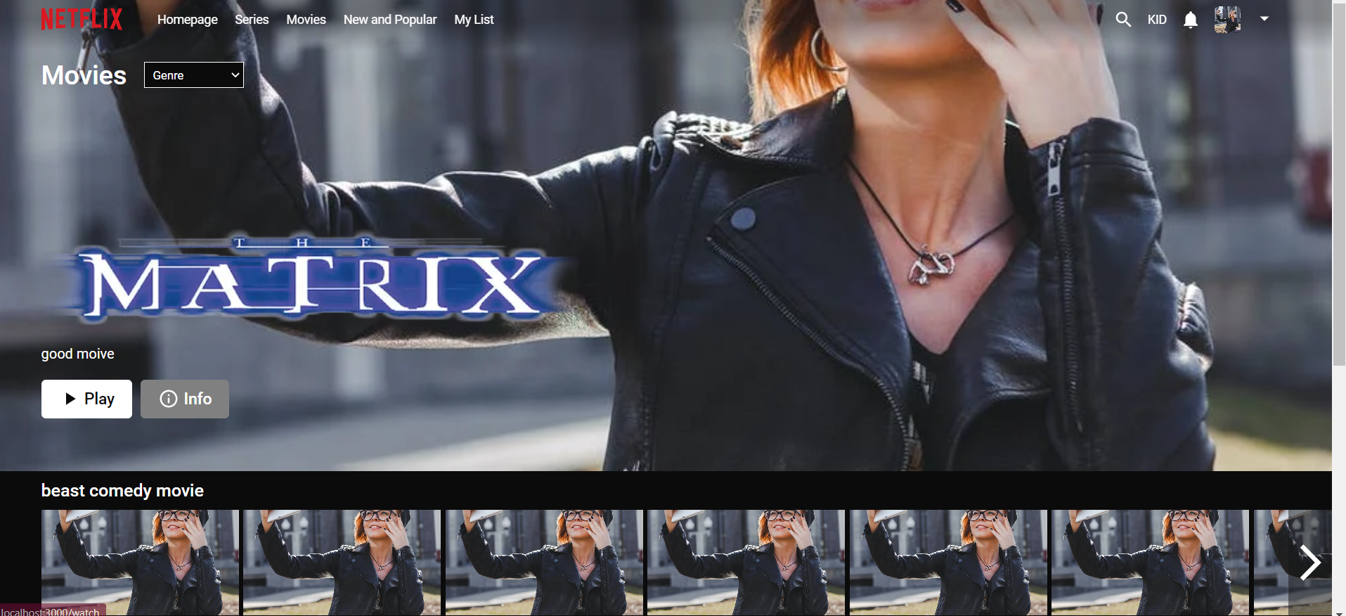 GitHub - sagar2023/netflix-clone: Mern stack Netflix app clone. React, Node.js, MongoDB movie ...