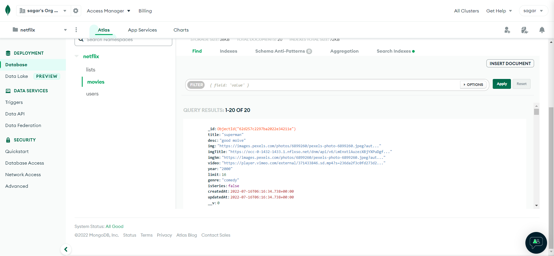 GitHub - sagar2023/netflix-clone: Mern stack Netflix app clone. React, Node.js, MongoDB movie ...