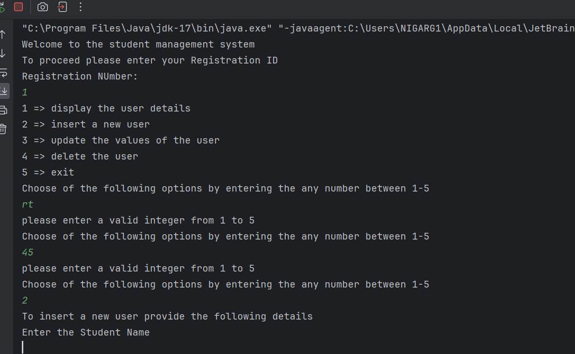 GitHub - nikhitagarg10/student-JDBC-database: student management system ...