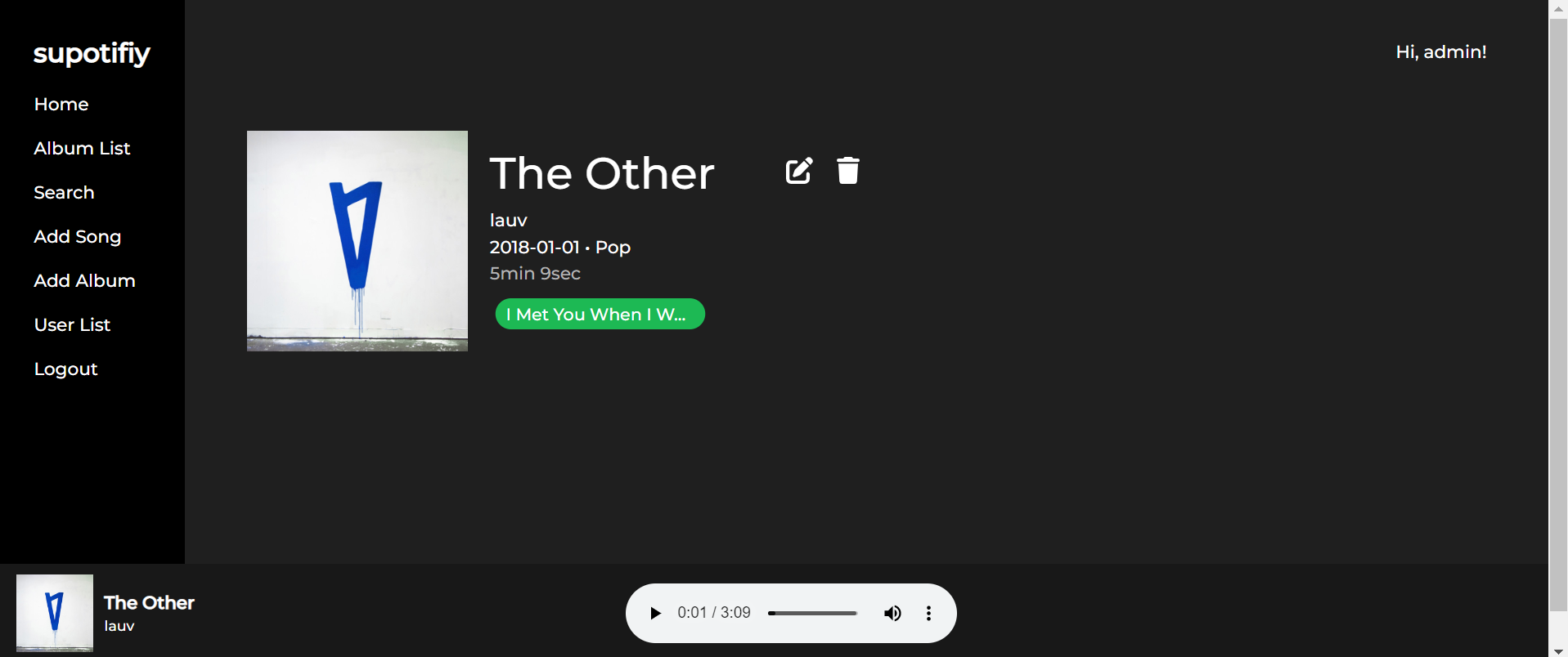 GitHub - christojeffrey/tubes-wbd-1: [assigment] a copy of spotify, build using vanilla PHP, js ...