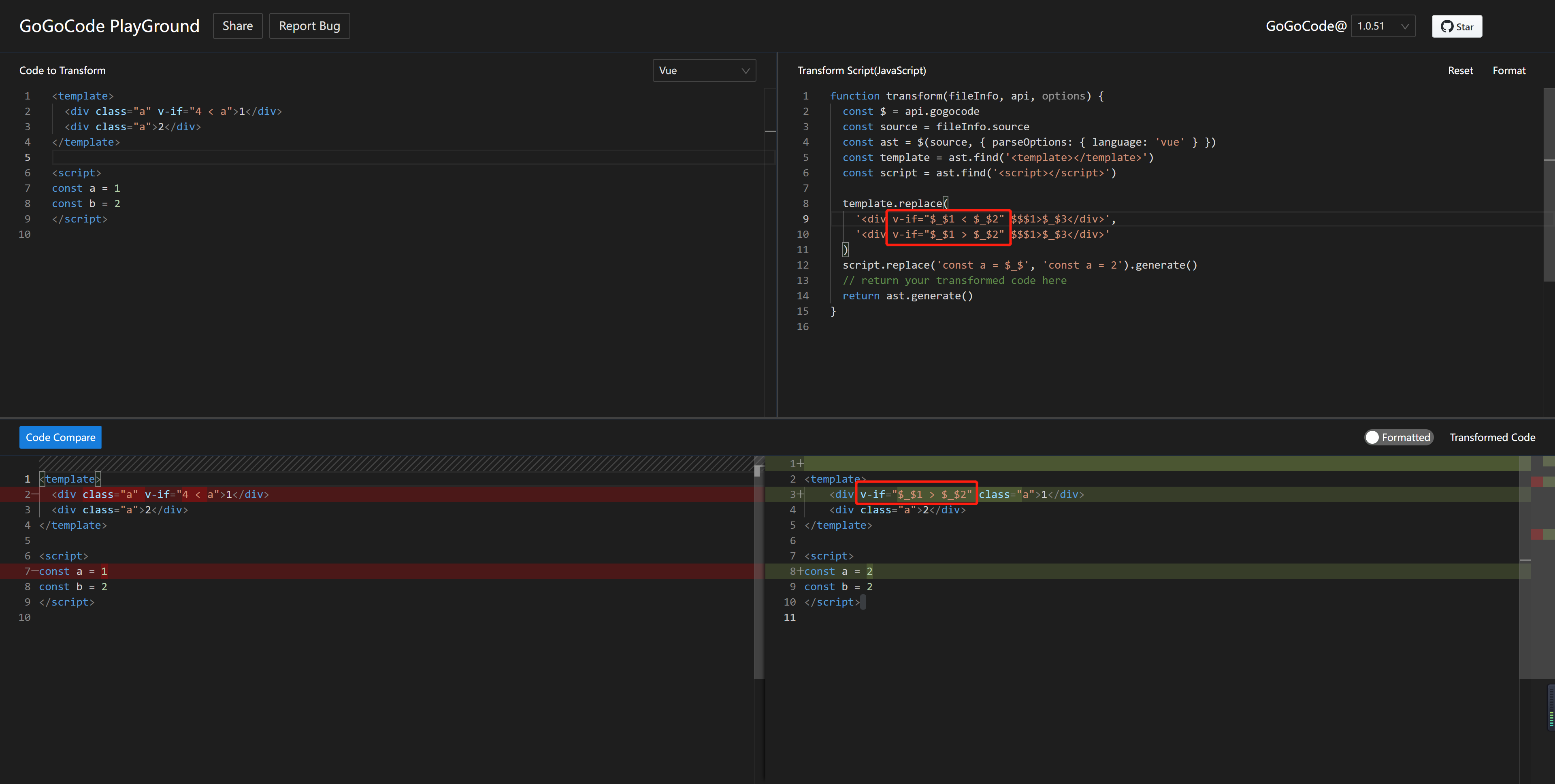 bug：无法使用通配符去匹配标签上属性的值 · Issue #139 · thx/gogocode · GitHub