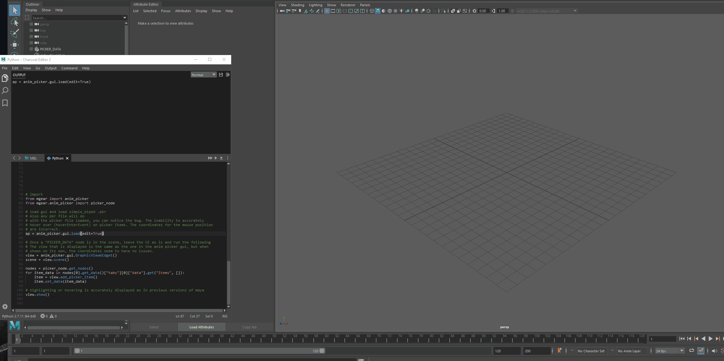 Anim_picker: Maya 2022 - Cannot move picker items · Issue #32 · mgear-dev/mgear · GitHub