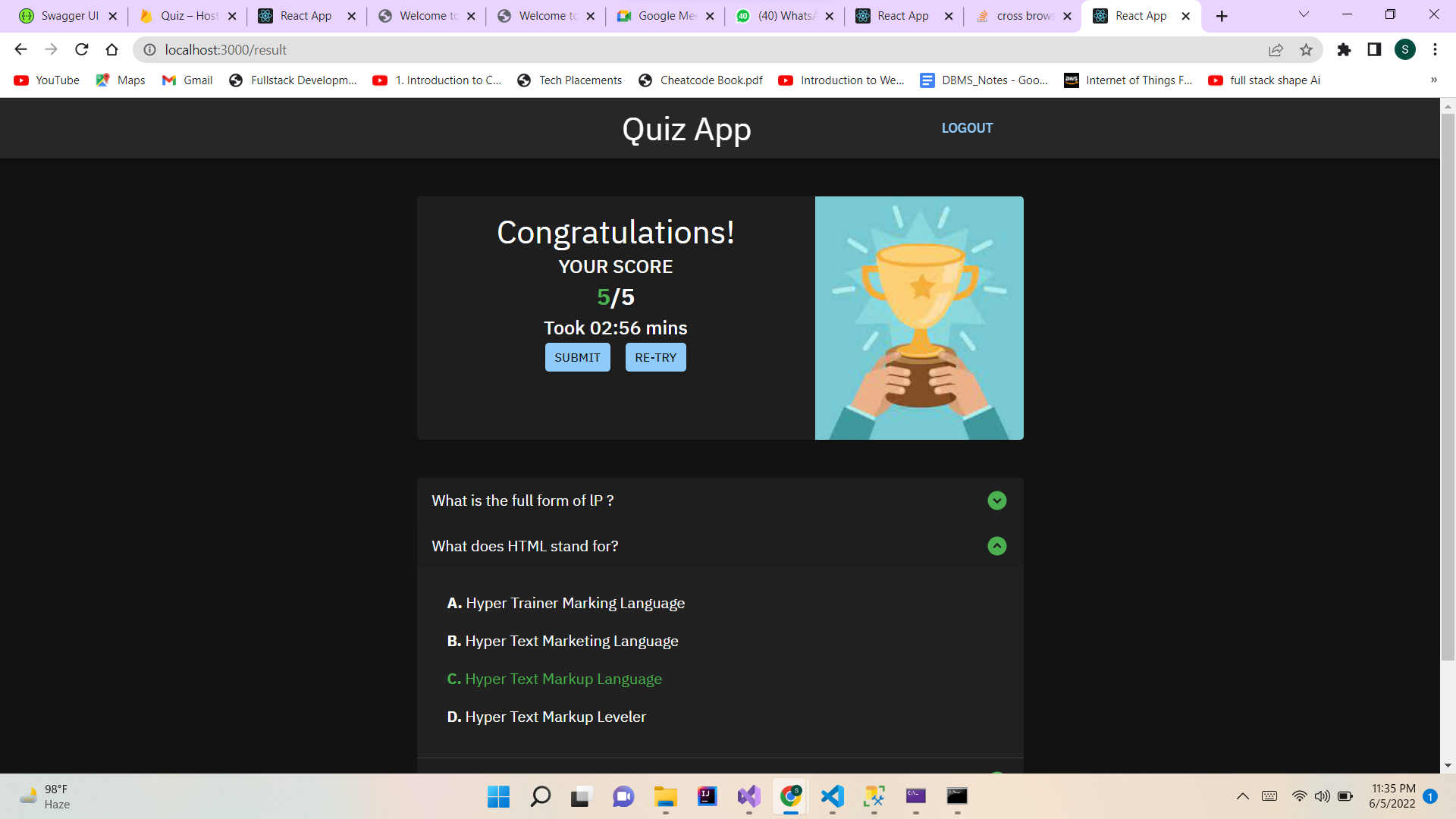 GitHub - sonal-11/UpCloud_QuizApp