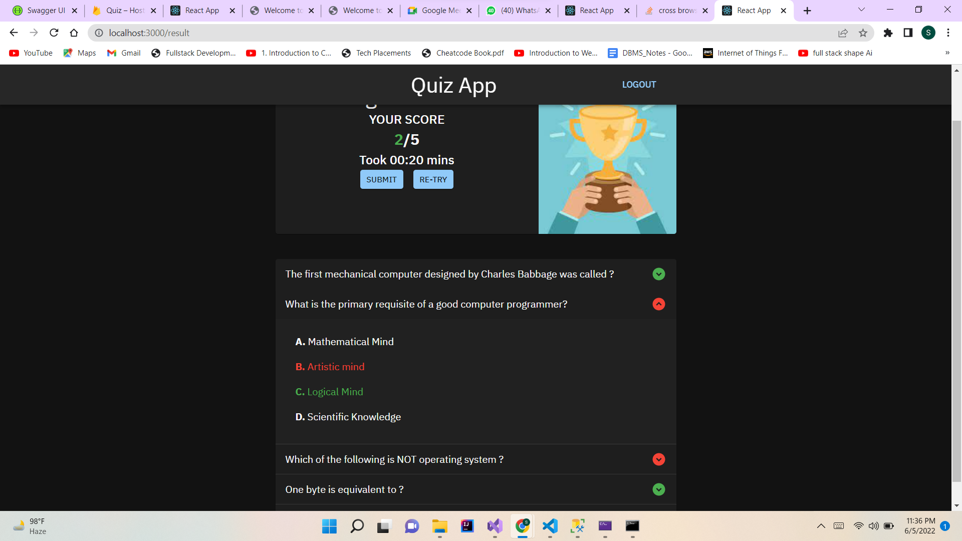 GitHub - sonal-11/UpCloud_QuizApp
