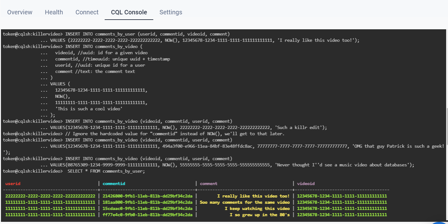 [HW] · Issue #62 · datastaxdevs/workshop-intro-to-cassandra · GitHub