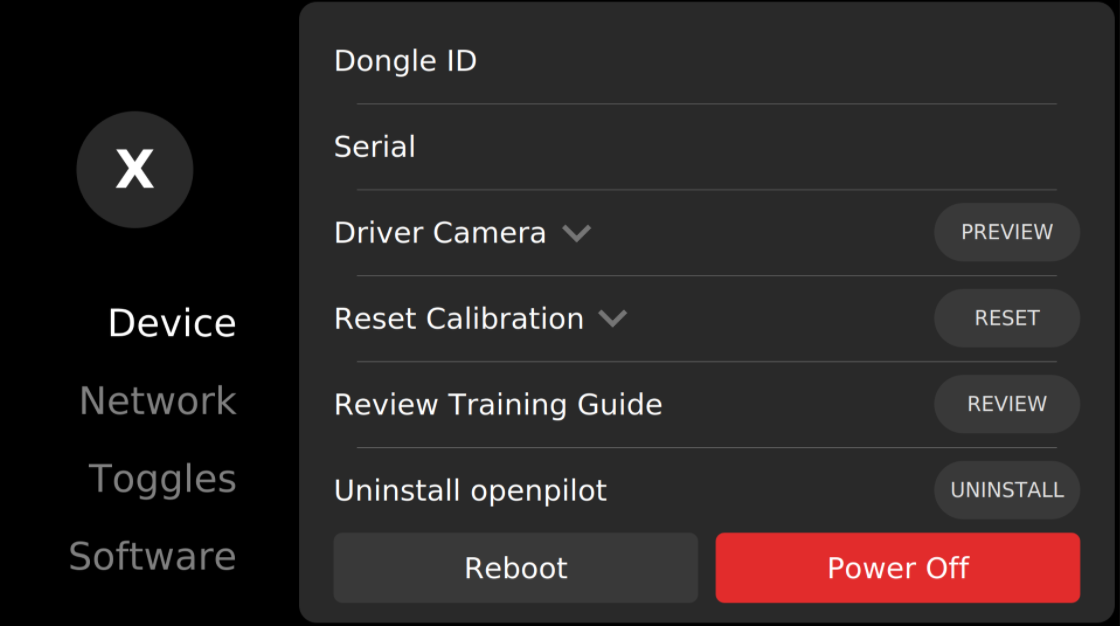 UX Improvement for Settings Page · Issue #21304 · commaai/openpilot · GitHub
